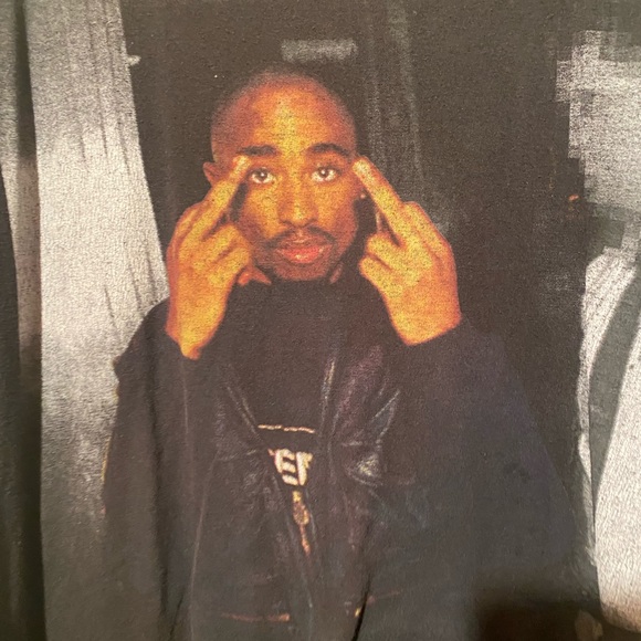 Shirts | Tupac Giving The Bird Rap Tee | Poshmark
